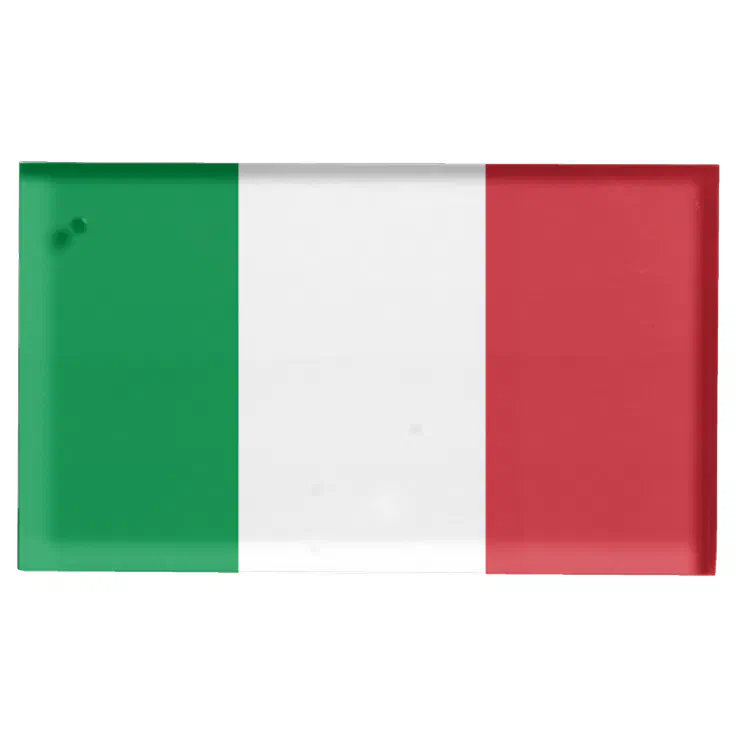 Flag of Italy Table Number Holder | Zazzle