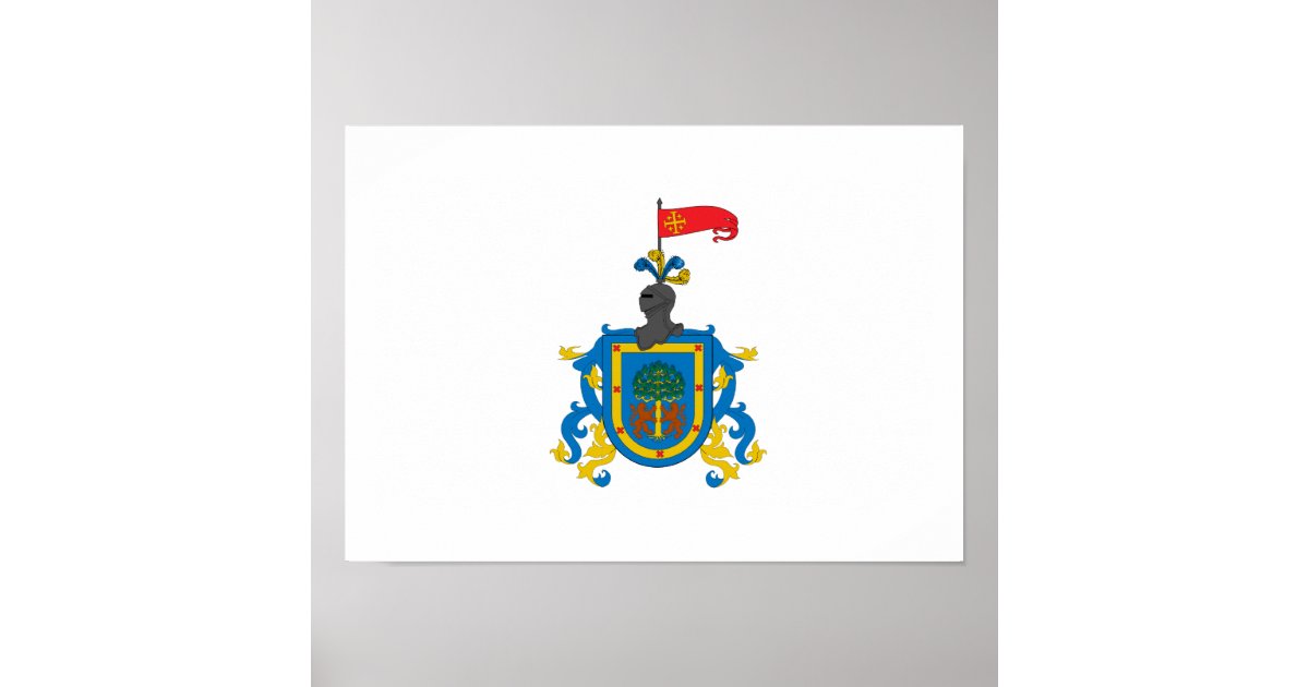 Flag of Jalisco (heraldry) Poster | Zazzle