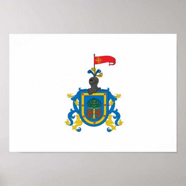 Flag of Jalisco (heraldry) Poster | Zazzle.com