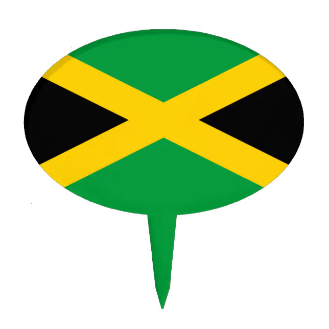 Flag of Jamaica Cake Topper | Zazzle