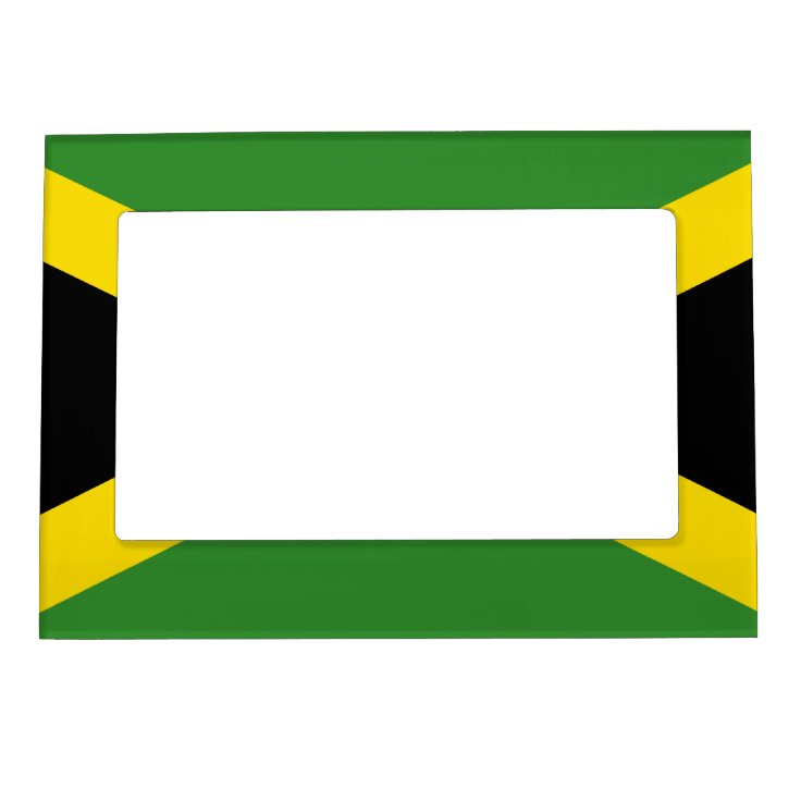 Flag of Jamaica Magnetic Frame | Zazzle