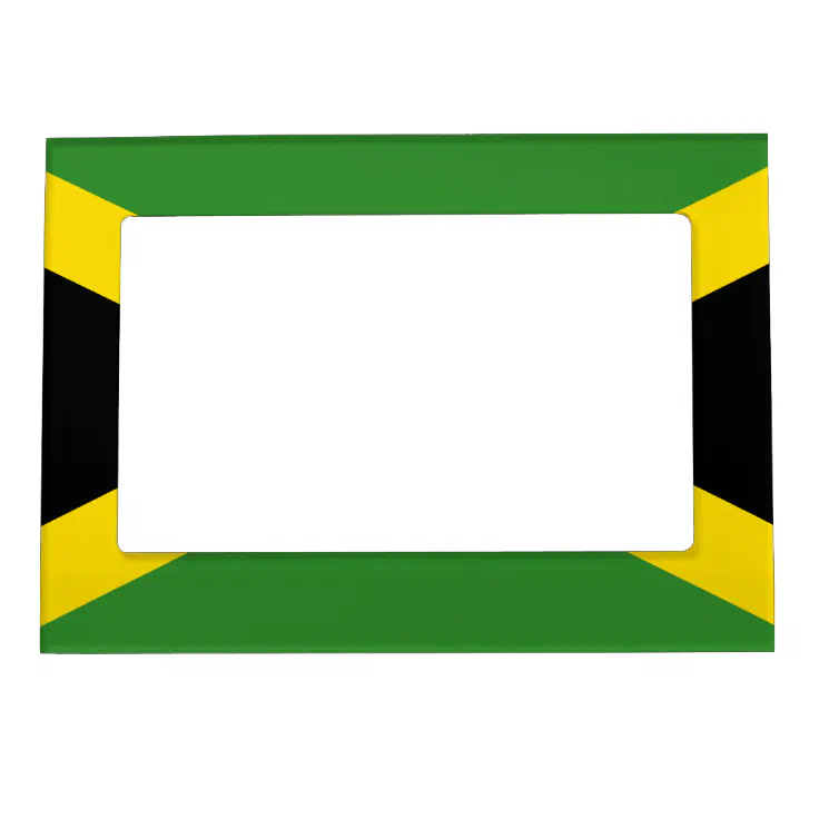 Flag of Jamaica Magnetic Frame | Zazzle