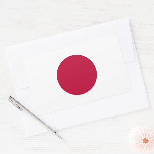 Flag of Japan Decal Sticker | Zazzle