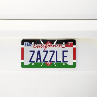 Flag of Kenya License Plate Frame | Zazzle
