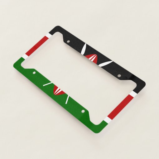 Flag of Kenya License Plate Frame | Zazzle
