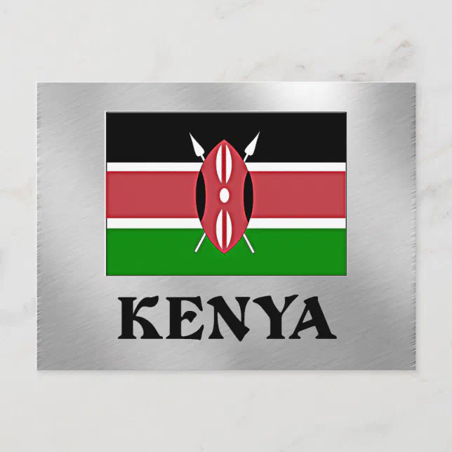 Flag of Kenya Postcard | Zazzle