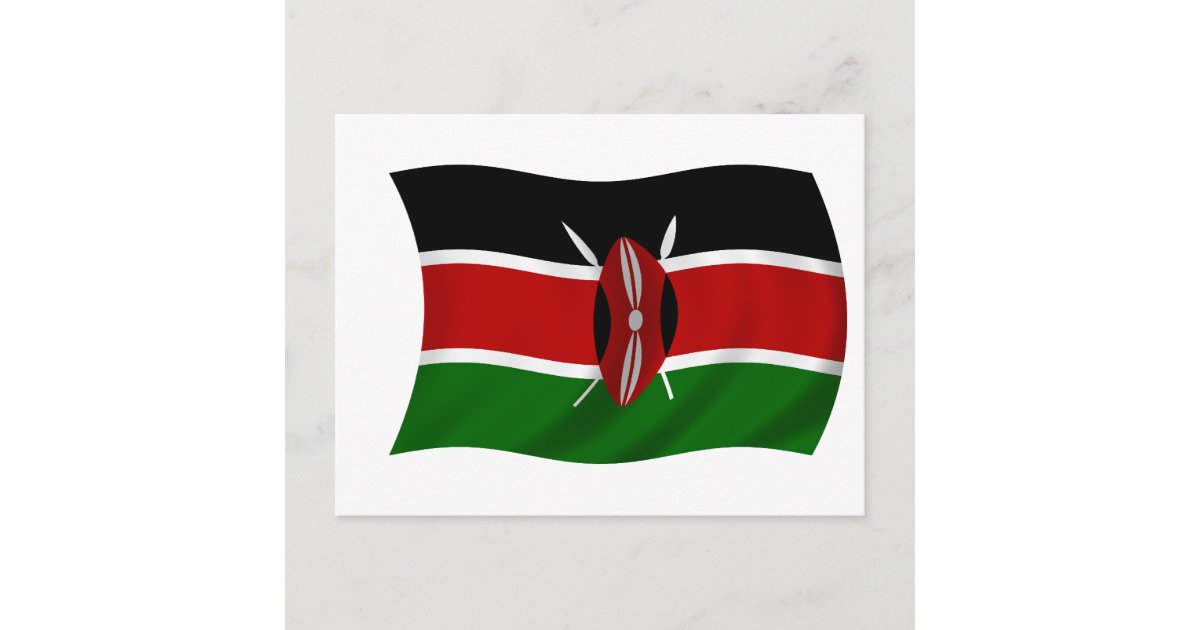 Flag of Kenya Postcard | Zazzle