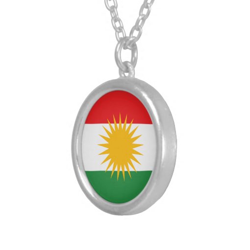 Flag of Kurdistan (Alay Kurdistan or Alaya Rengîn) Silver Plated ...