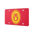 Flag of Kyrgyzstan License Plate | Zazzle