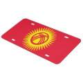 Flag of Kyrgyzstan License Plate | Zazzle