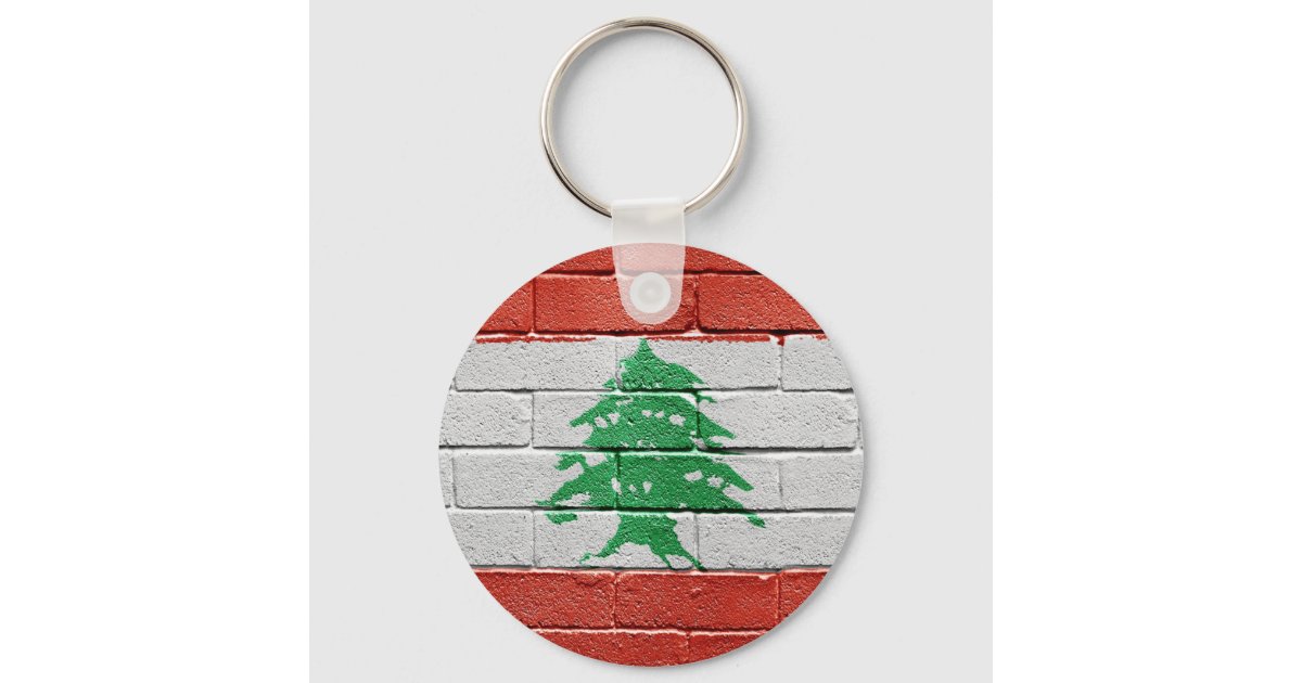 Flag of Lebanon Keychain | Zazzle