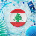 Flag of Lebanon Paper Plates | Zazzle