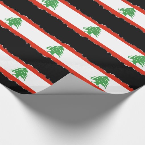 Flag of Lebanon Wrapping Paper | Zazzle