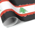 Flag of Lebanon Wrapping Paper | Zazzle