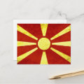 Flag of Macedonia Postcard | Zazzle