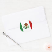 Flag of Mexico Classic Round Sticker | Zazzle
