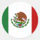 Flag of Mexico Classic Round Sticker | Zazzle