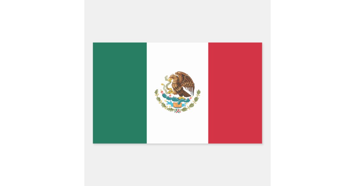 Flag of Mexico Decal Sticker | Zazzle