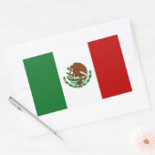 Flag of Mexico Rectangular Sticker | Zazzle
