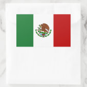 Flag of Mexico Rectangular Sticker | Zazzle