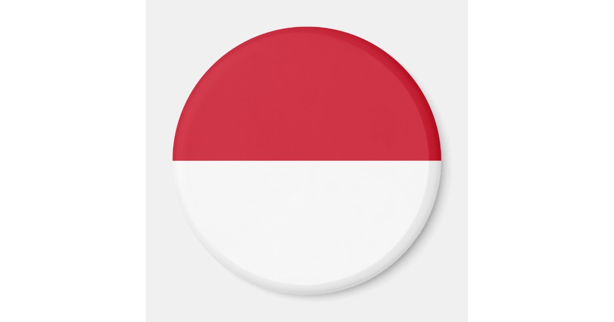 Flag of Monaco Magnet | Zazzle
