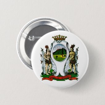Flag of Monterrey, Nuevo León — MEXICO Button | Zazzle