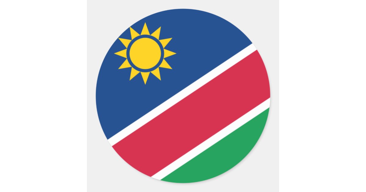 Flag of Namibia Sticker | Zazzle