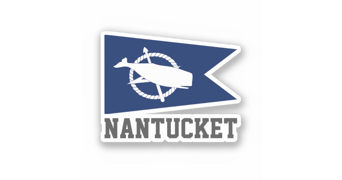 Flag of Nantucket, Massachusetts Sticker | Zazzle