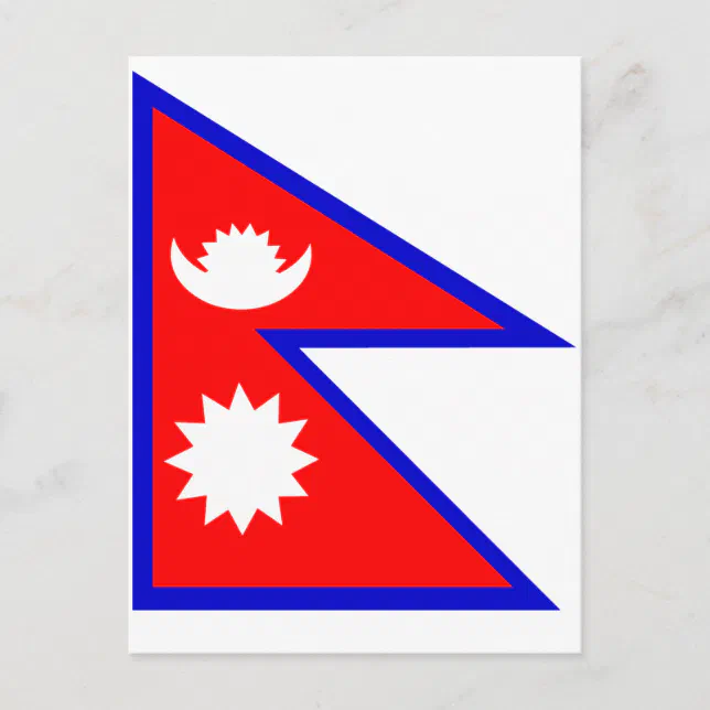 Flag of Nepal Postcard | Zazzle