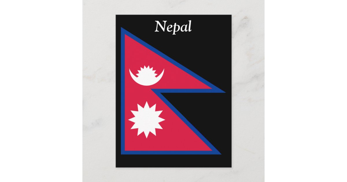 Flag of Nepal Postcard | Zazzle