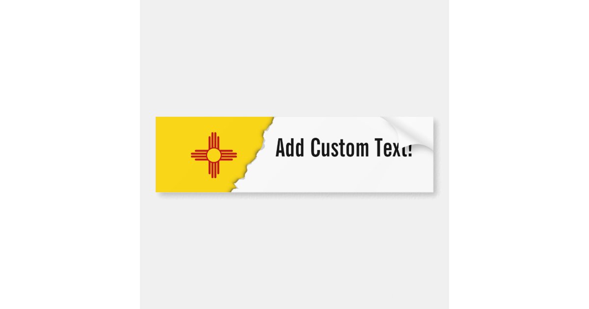 Flag of New Mexico Bumper Sticker | Zazzle