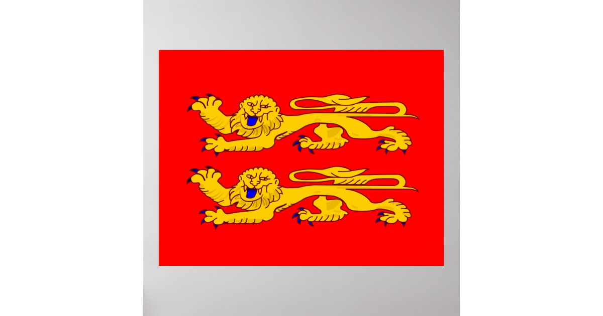 Flag of Normandy Poster | Zazzle