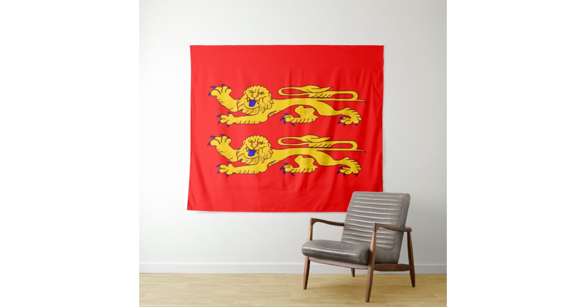 Flag of Normandy Tapestry | Zazzle