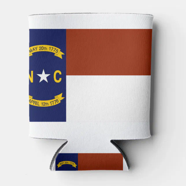 Flag of North Carolina Can Cooler | Zazzle