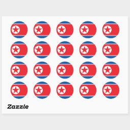 Flag of North Korea Sticker | Zazzle