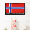 Flag of Norway Banner | Zazzle