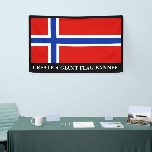 Flag of Norway Banner | Zazzle