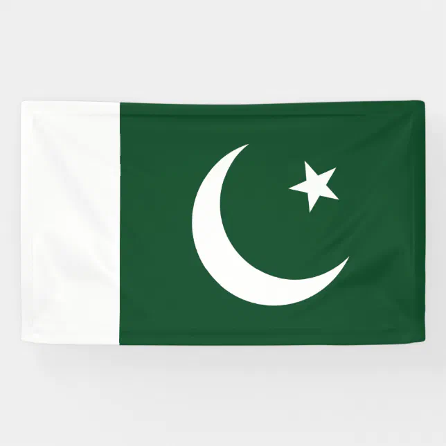 Flag of Pakistan Banner | Zazzle