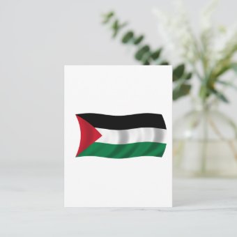 Flag of Palestine Postcard | Zazzle