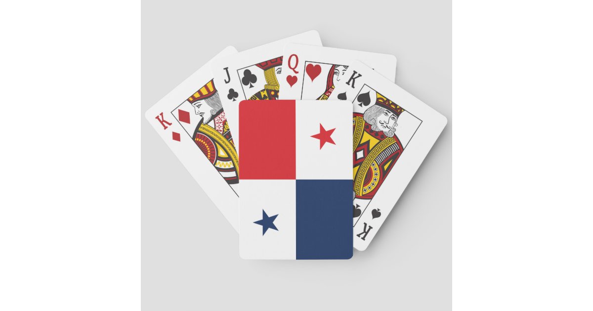 Flag of Panama Poker Cards | Zazzle