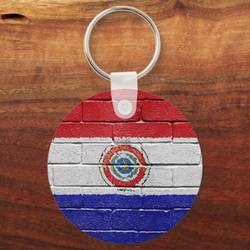 Flag of Paraguay Keychain | Zazzle