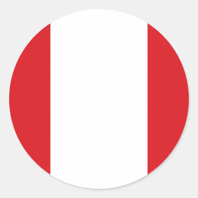 Flag of Peru Sticker | Zazzle