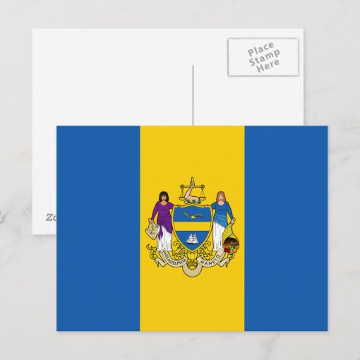 Flag of Philadelphia, Pennsylvania Postcard | Zazzle