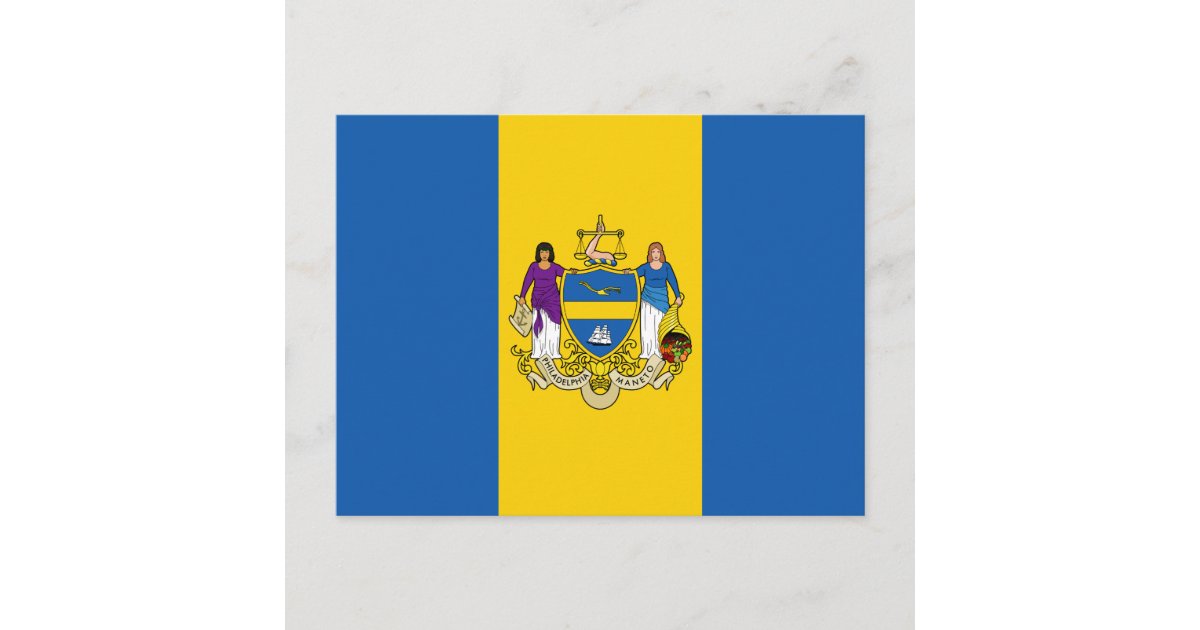 Flag of Philadelphia, Pennsylvania Postcard | Zazzle