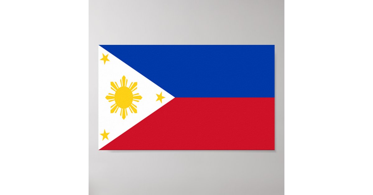 Flag of Philippines Poster | Zazzle