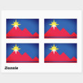 Flag of Pocatello, Idaho Rectangular Sticker | Zazzle