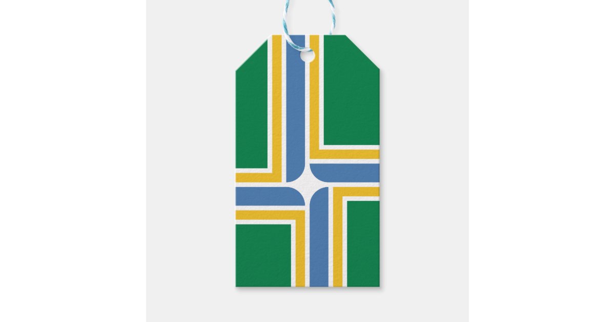Flag of Portland, Oregon Gift Tags | Zazzle
