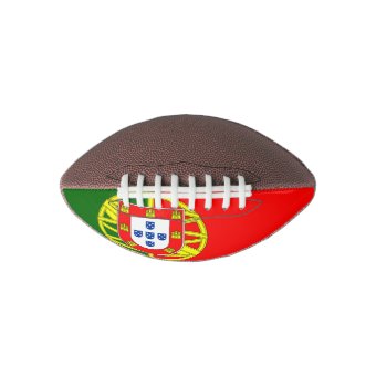 Flag of Portugal Mini Football | Zazzle