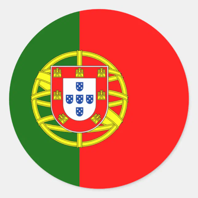 Flag of Portugal Sticker | Zazzle