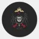 Flag Of Prussia Prussian Ger Gery Classic Round Sticker | Zazzle